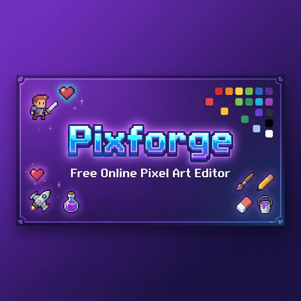 Pixforge - Pixel Art Converter & Editor